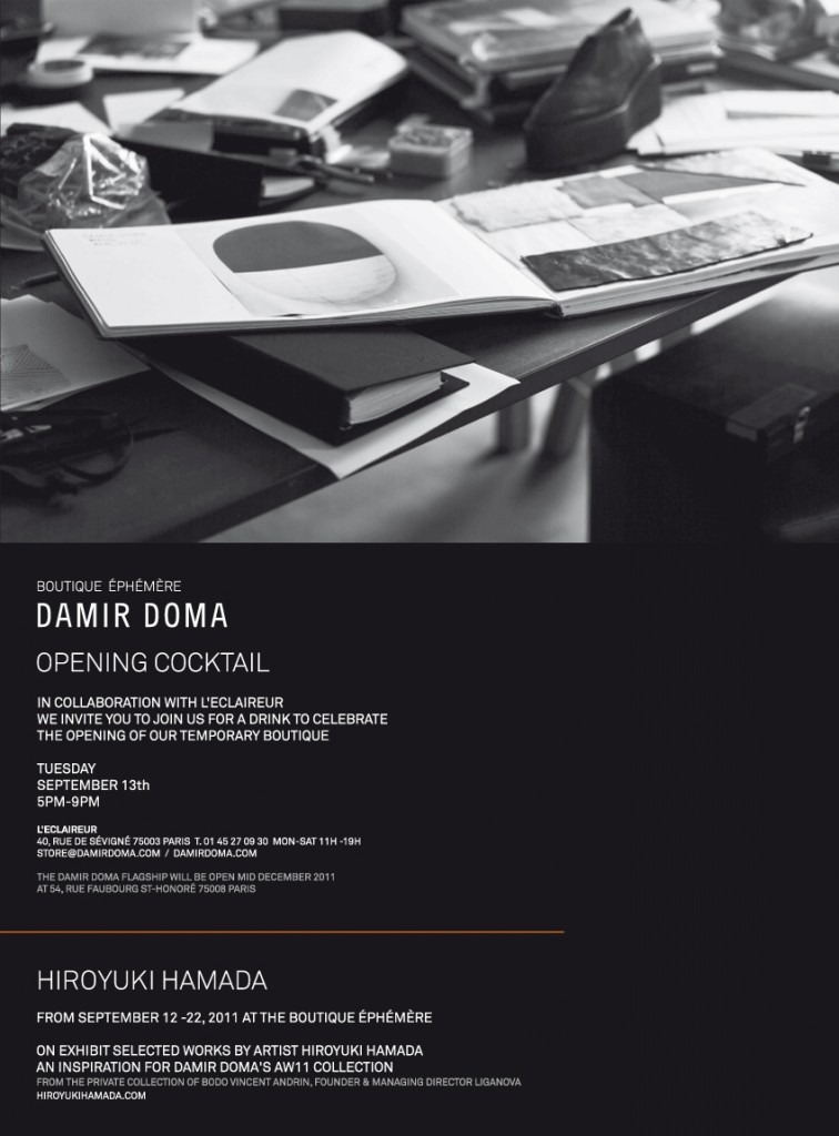 Damir Doma Opening | Hiroyuki Hamada